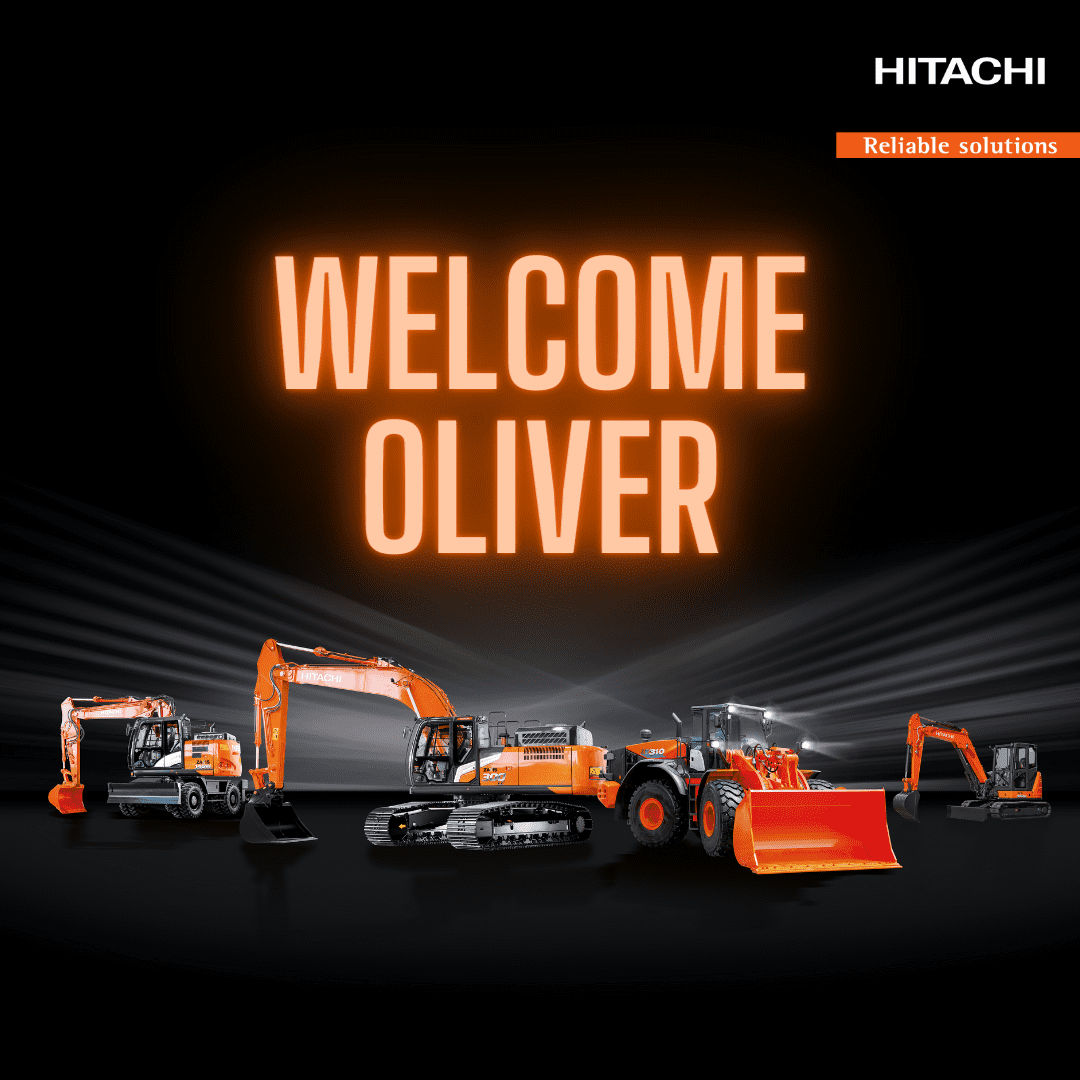 Welcome Oliver! - Hitachi Construction Machinery UK