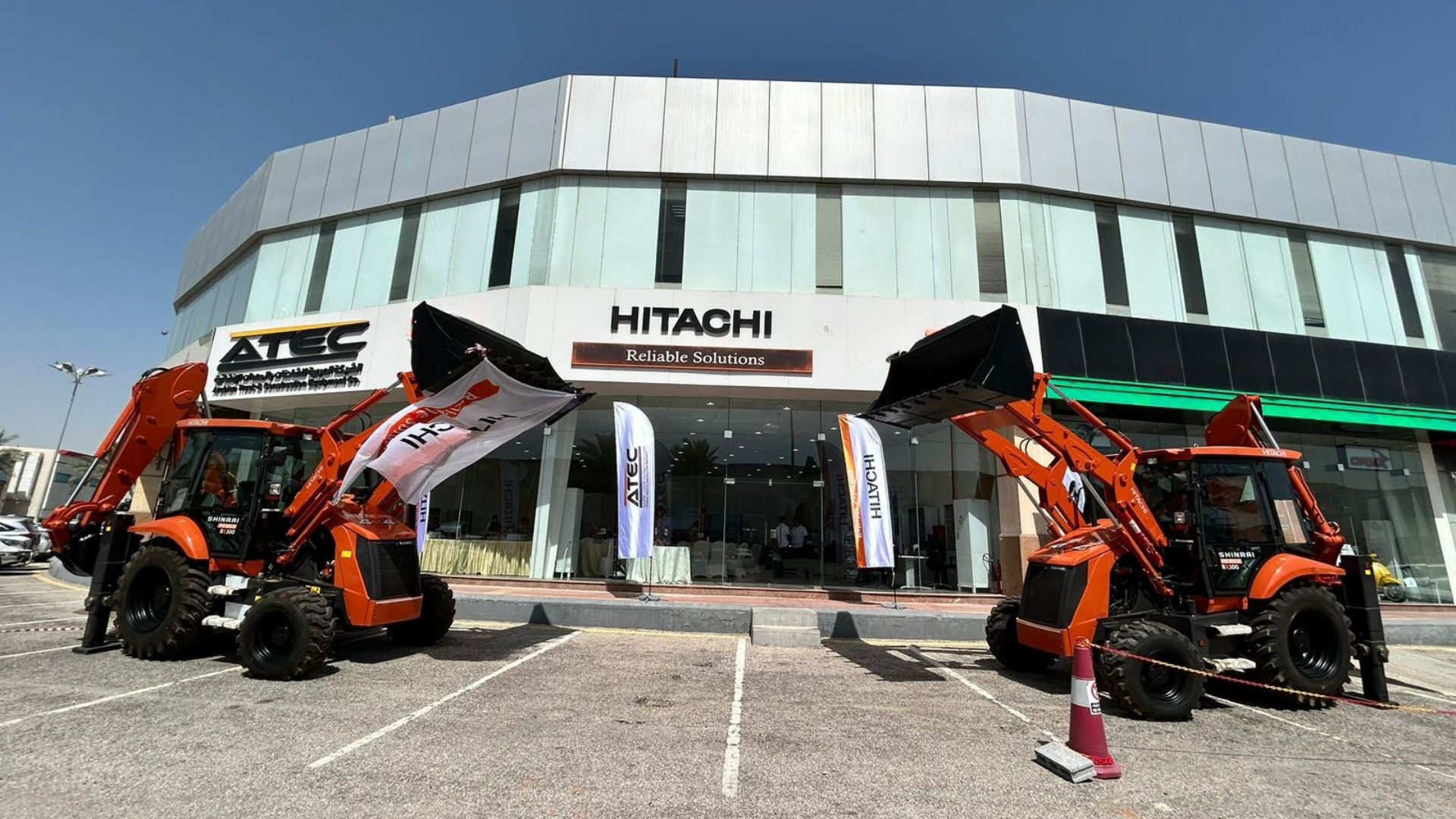 ATEC launches the BX100 backhoe loader across Saudi Arabia - Hitachi ...