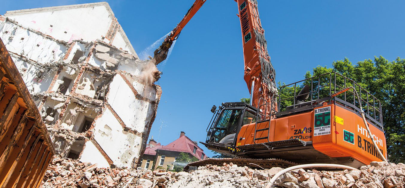 Demolition excavators - HitachiCM Europe