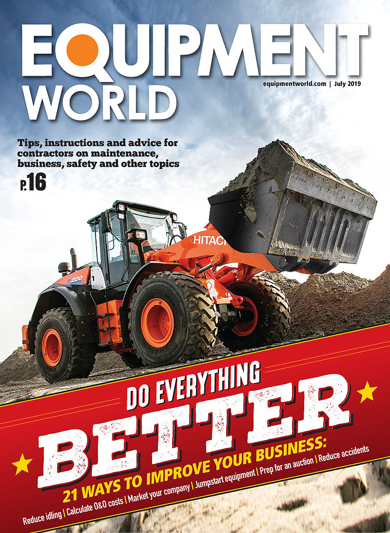 ZW220-6 Featured in Equipment World - Hitachi Construction Machinery ...