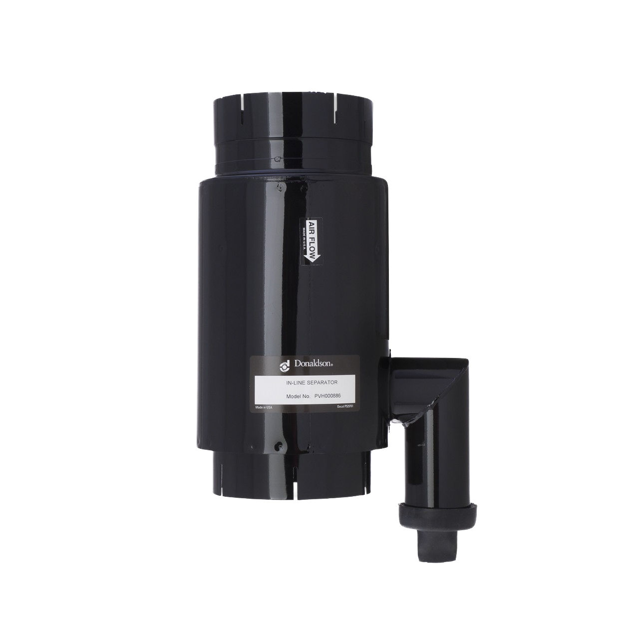 IN-LINE, VERTICAL SEPARATOR