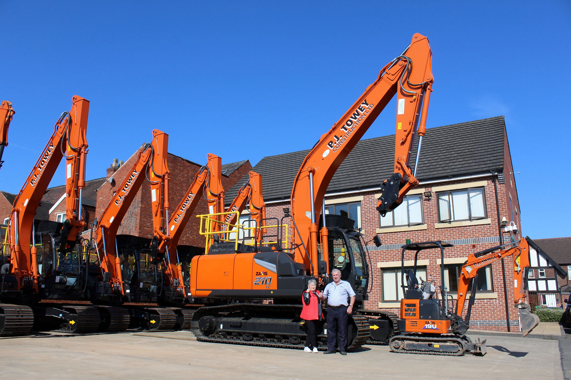 PJ Towey Construction celebrates its 50th Anniversary! - Hitachi ...