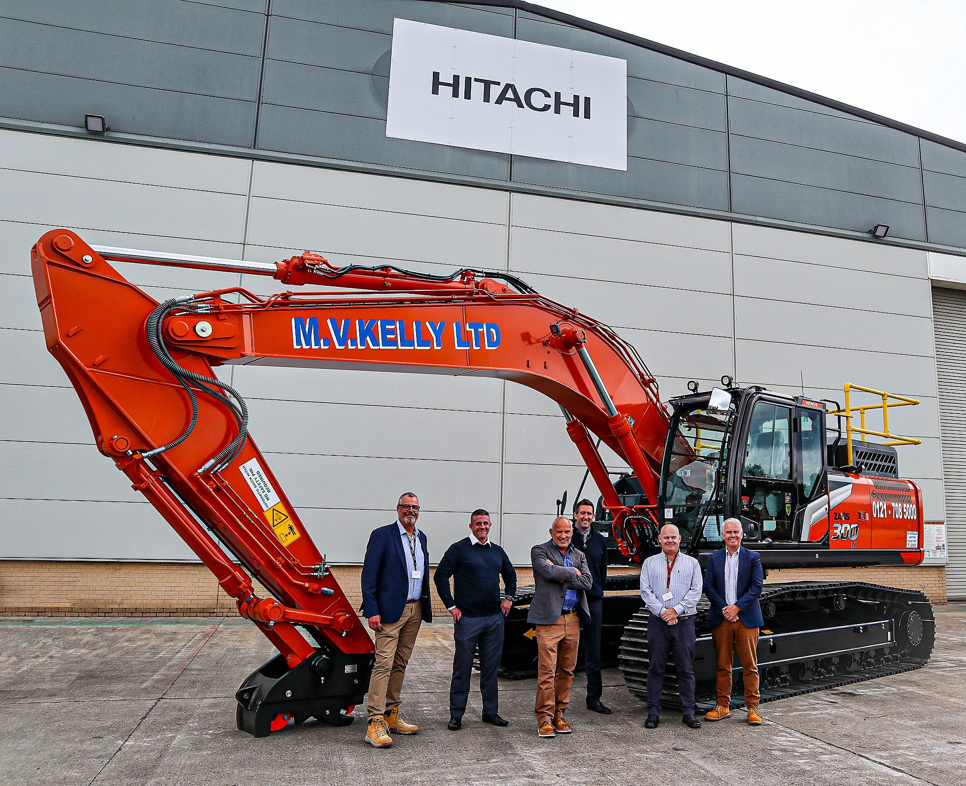 M.V. Kelly welcomes its 2000th Hitachi machine - Hitachi Construction ...