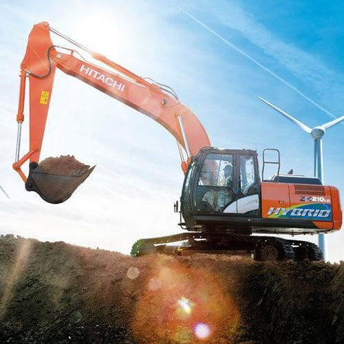 The new Hitachi ZH210-6 Hybrid Hydraulic Excavator Unveiled - Hitachi ...