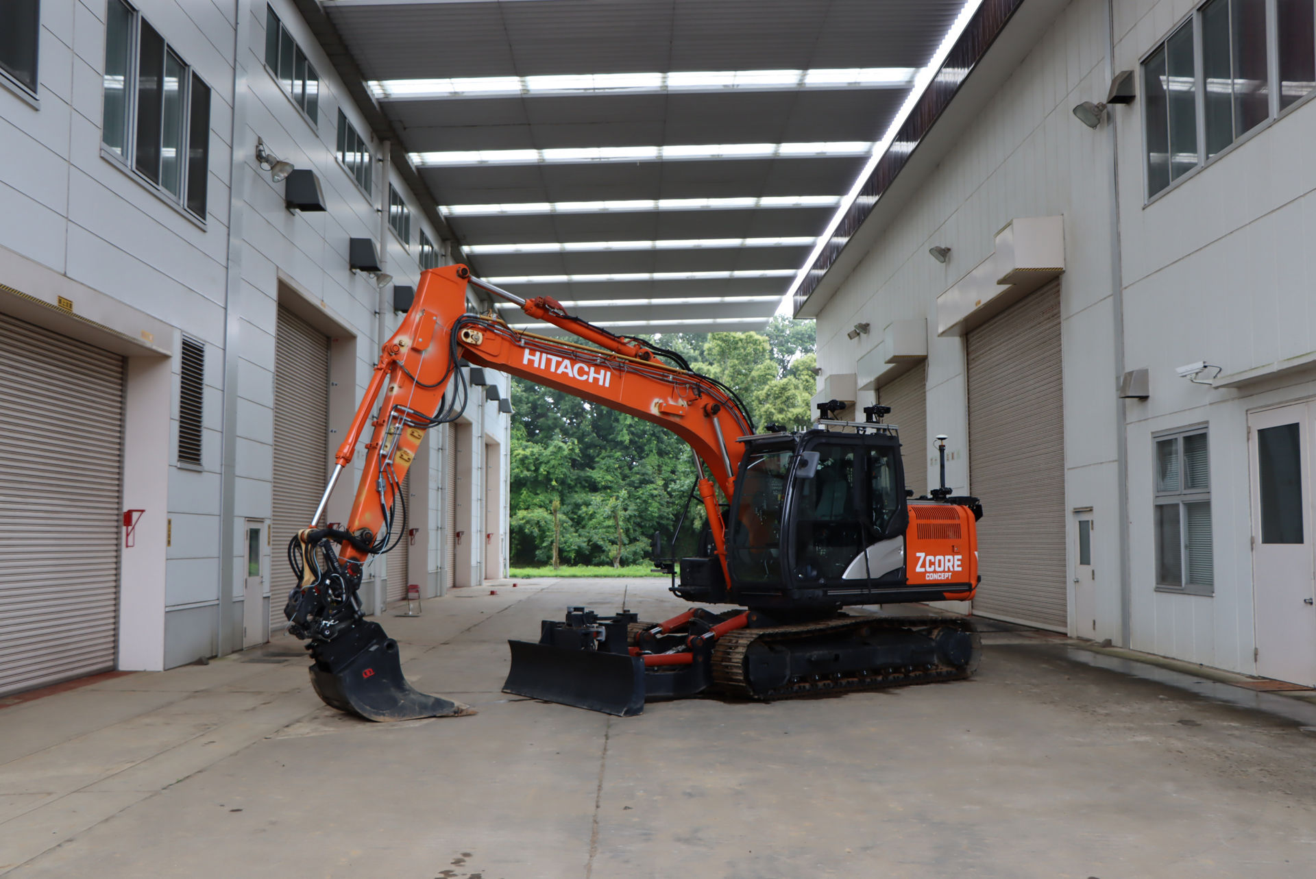 Future Construction Sites Envisioned by Hitachi Construction Machinery ...