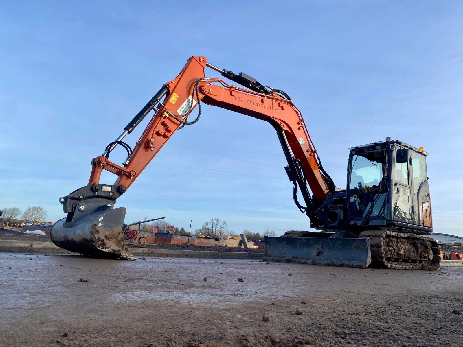 TRAX Construction Ltd continue to invest in Hitachi Construction Machinery with the new ZX95USB ...