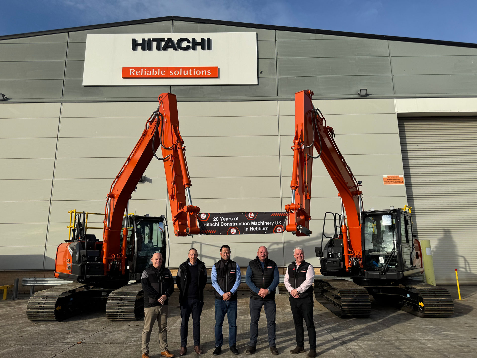 Hitachi Construction Machinery UK celebrates 20 years at HQ - Hitachi ...